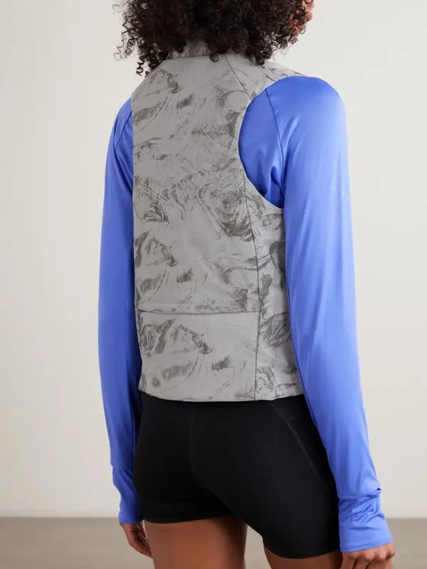 Nike Swift Rubber-trimmed Padded Shell Vest