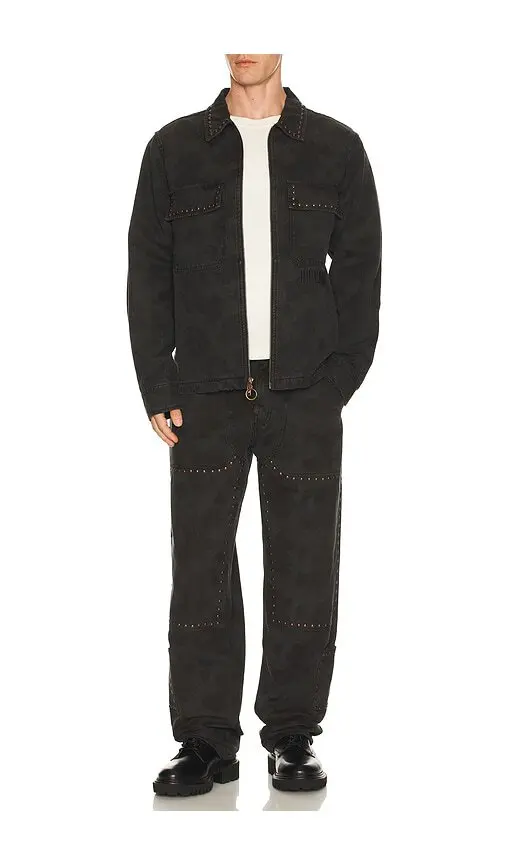 PLEASURES Cowhide Double Knee Work Pant
