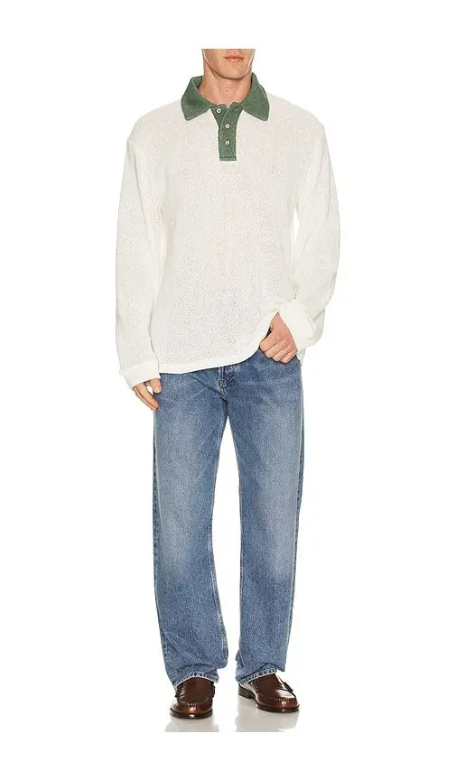 PALMES Knitted Rugby Shirt In . Also