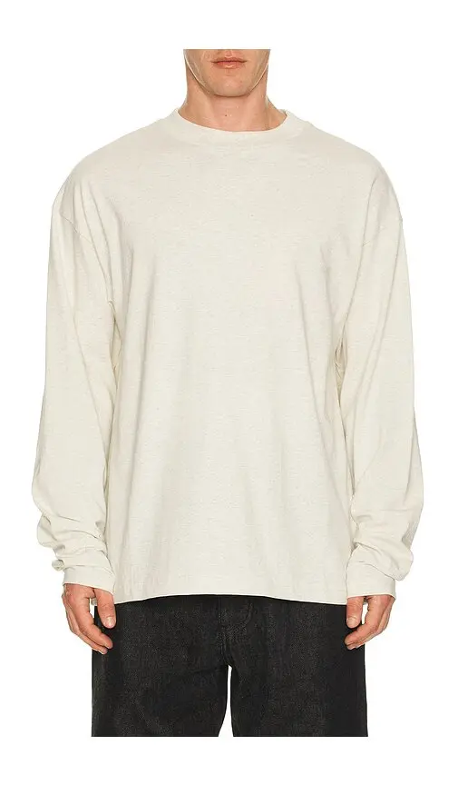 Fear Of God Classic Long Sleeve Tee In . Also - Grey