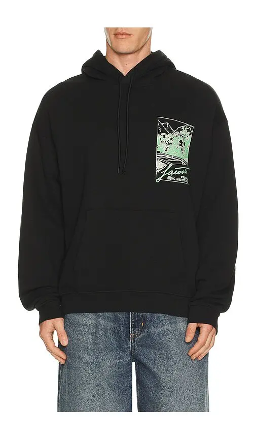 Lacoste Loose Fit Graphic Hoodie