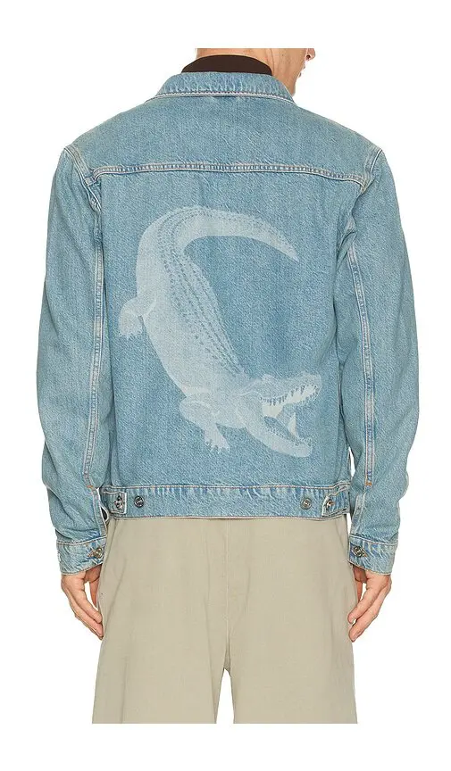 Lacoste Croc Denim Trucker Jacket