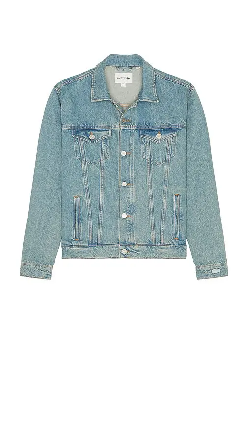Lacoste Croc Denim Trucker Jacket
