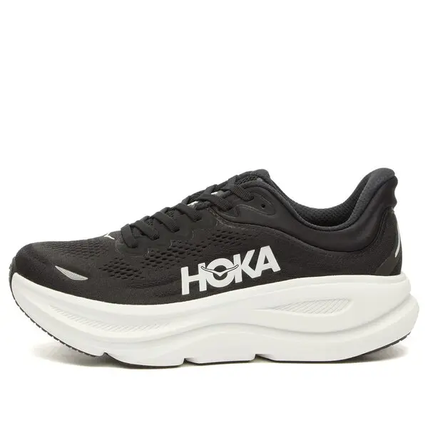 Hoka One One Bondi 9 Sneaker - Black/white