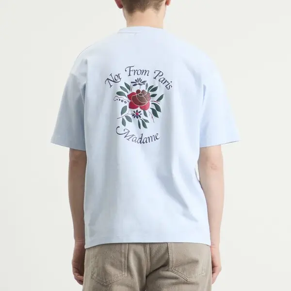 Drole De Monsieur Rose Slogan T-shirt