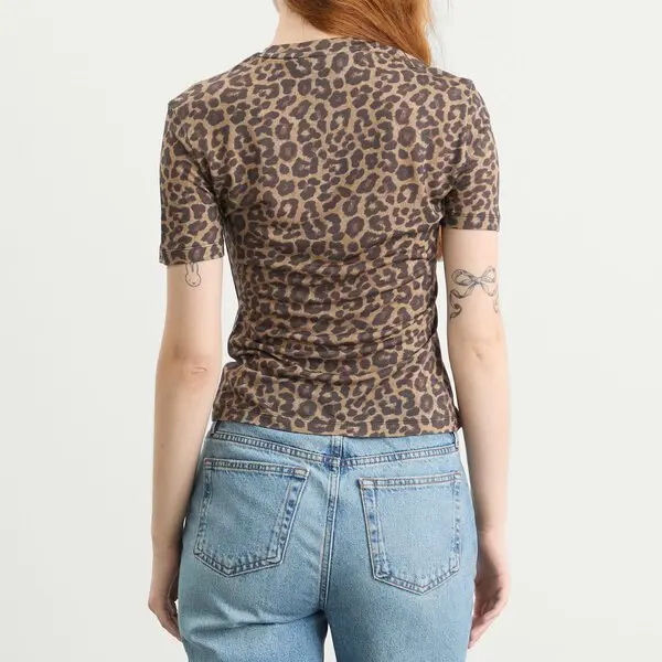 ANINE BING Sylvie T-shirt - Leopard