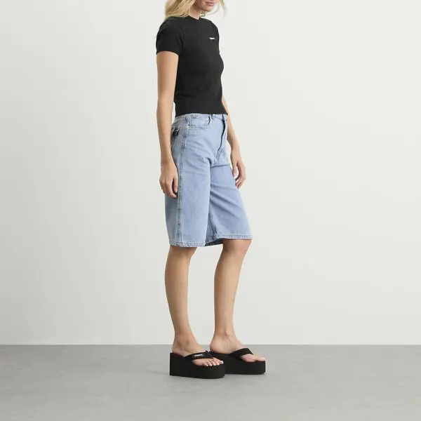 Coperni Denim Bermuda Shorts - Blue Light
