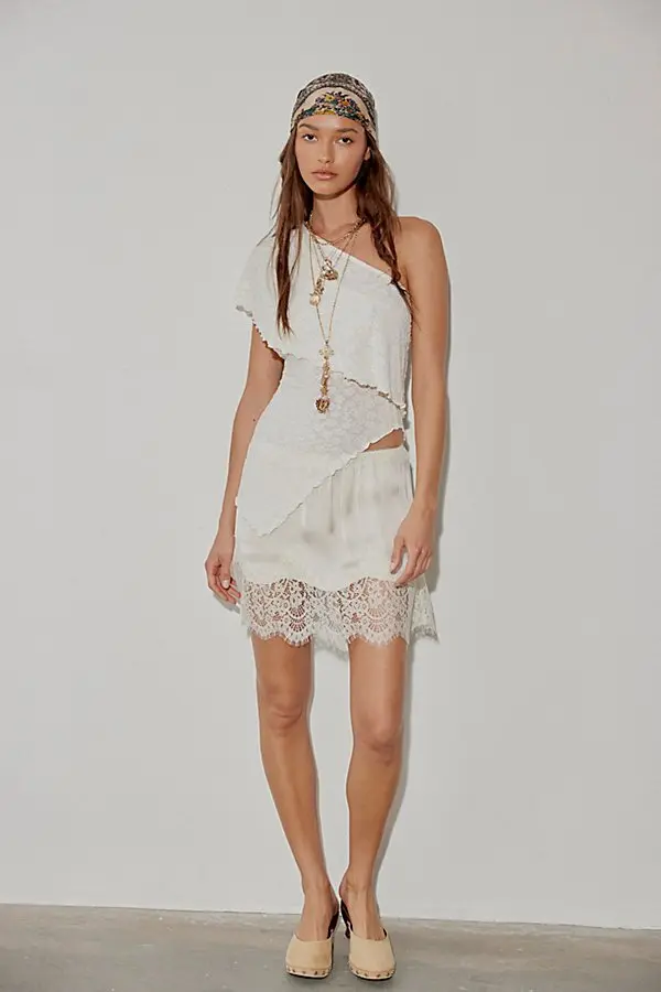 Free People Convertible Lace Top - Sugar Swizzle