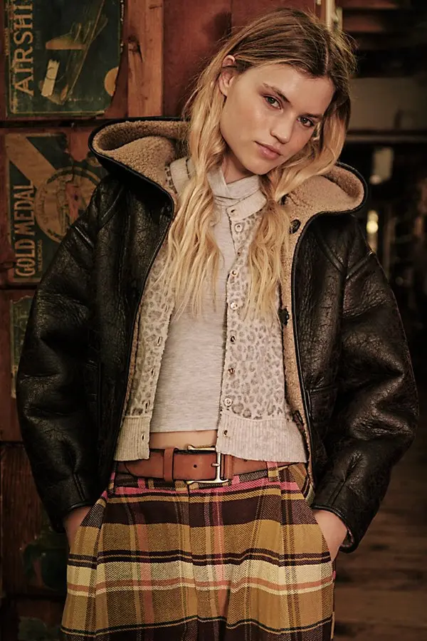 Free People We The Free Apres Cozy Reversible Jacket