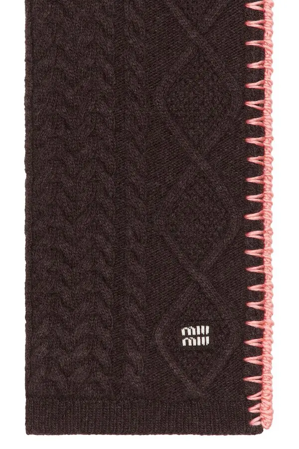 Miu Miu Maglia Aran Scarf