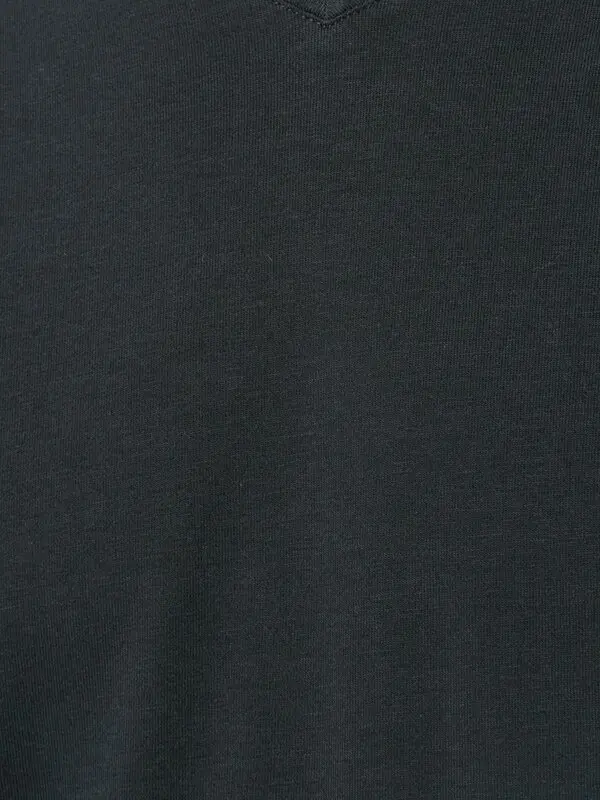 PYA V-neck T-shirt - Black