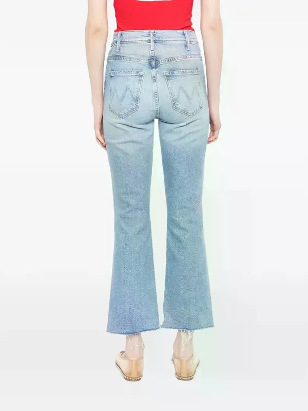 MOTHER The Hustler Ankle Fray - Blue