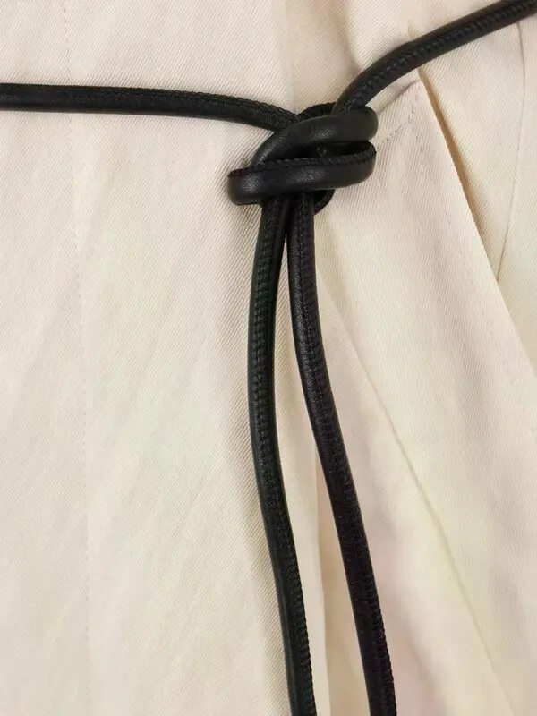 Ter Et Bantine Single-breasted Belted Mid-length Coat