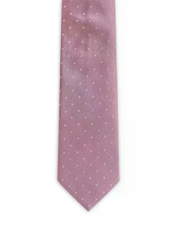 TOM FORD Polka-dot Neck Tie - Pink