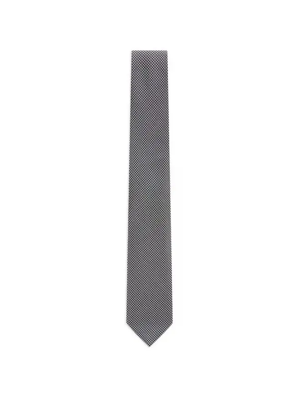 TOM FORD Patterned Standard Neck Tie - Black