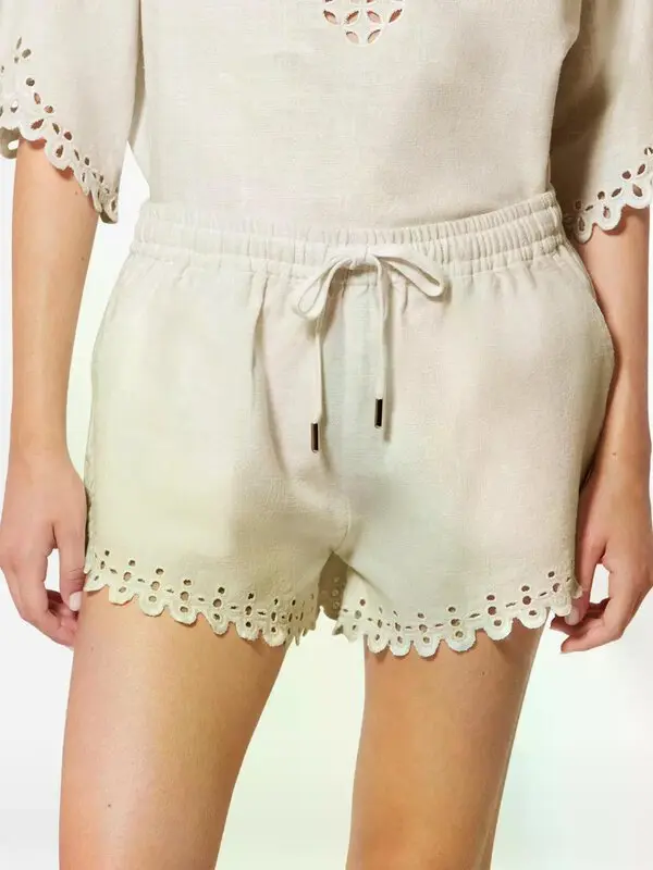 MARANT ETOILE Balyme Eyelet Shorts