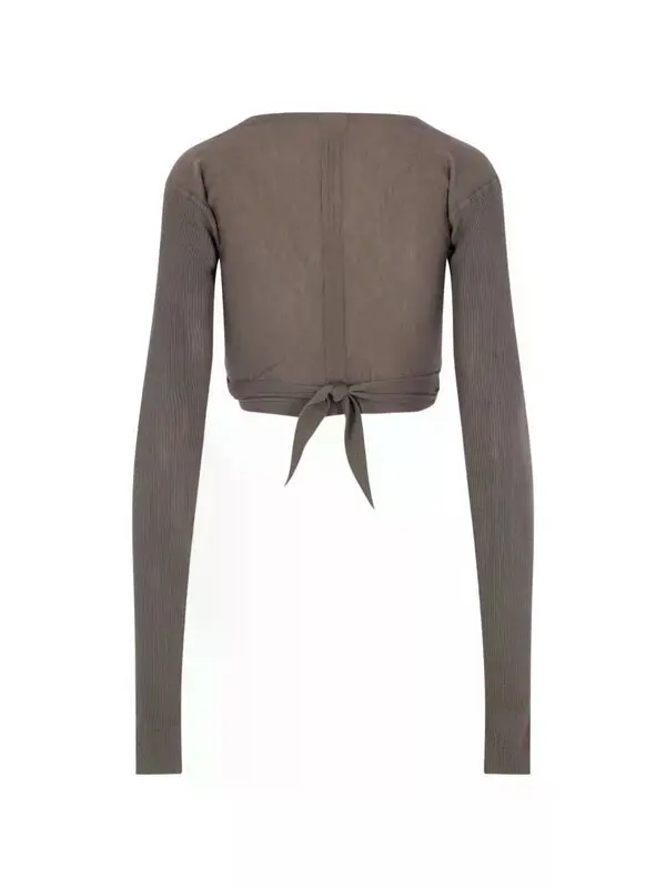 Rick Owens Tie-fastening Cropped Top