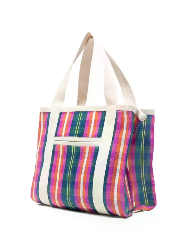 Isabel Marant Plaid Pattern Tote Bag