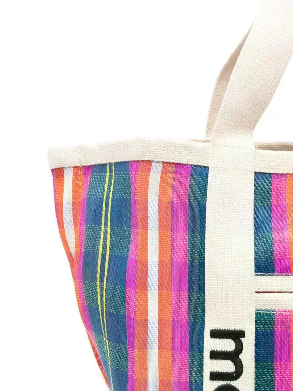 Isabel Marant Plaid Pattern Tote Bag