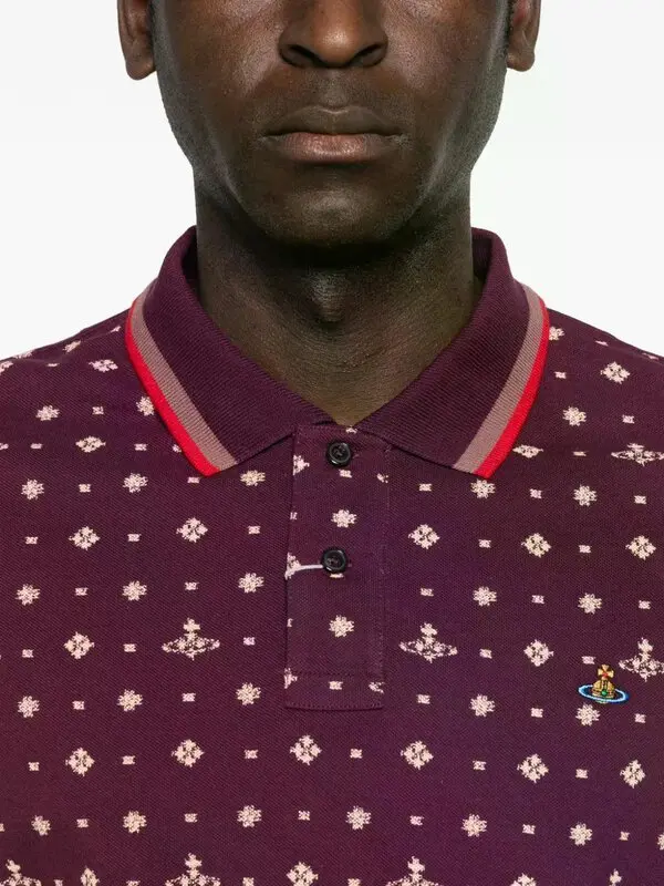 VIVIENNE WESTWOOD Orb Print Polo Shirt