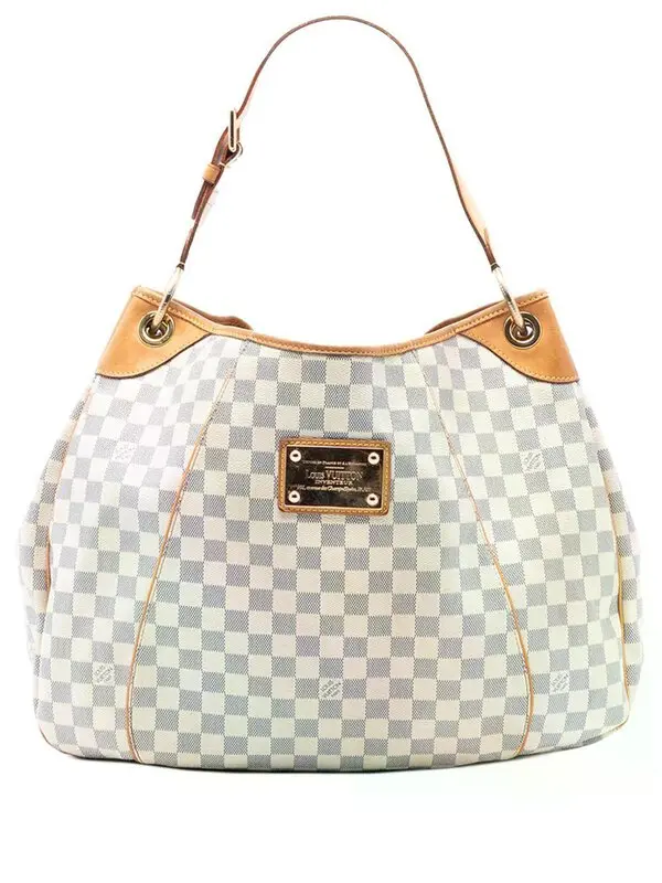 LOUIS VUITTON 2000-2025 Damier Azur Galliera Gm Shoulder Bag - White
