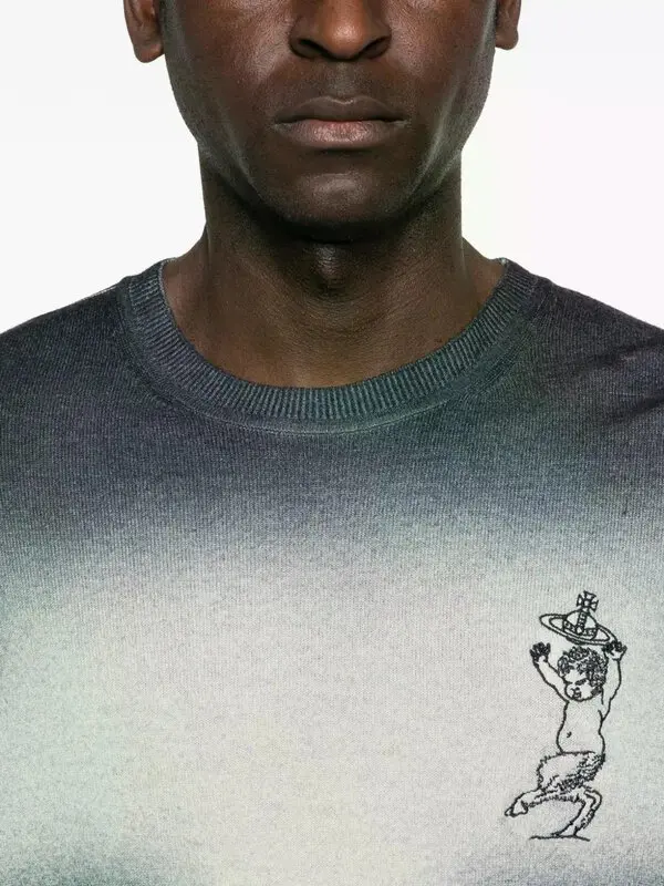 VIVIENNE WESTWOOD Pattern Graphic T-shirt - Grey