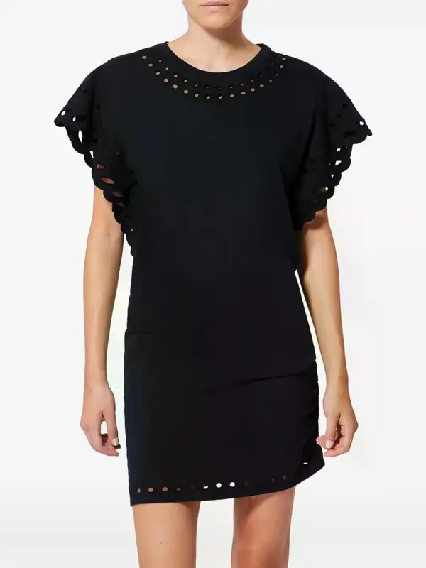 MARANT ETOILE Orlane Cutout Mini Dress - Blue