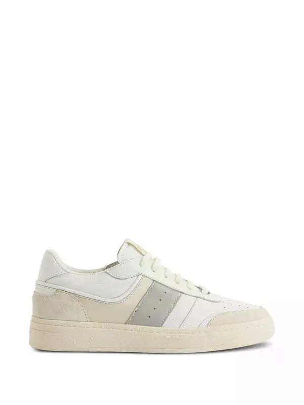 GIUSEPPE ZANOTTI Color Block Low-top Sneakers - White
