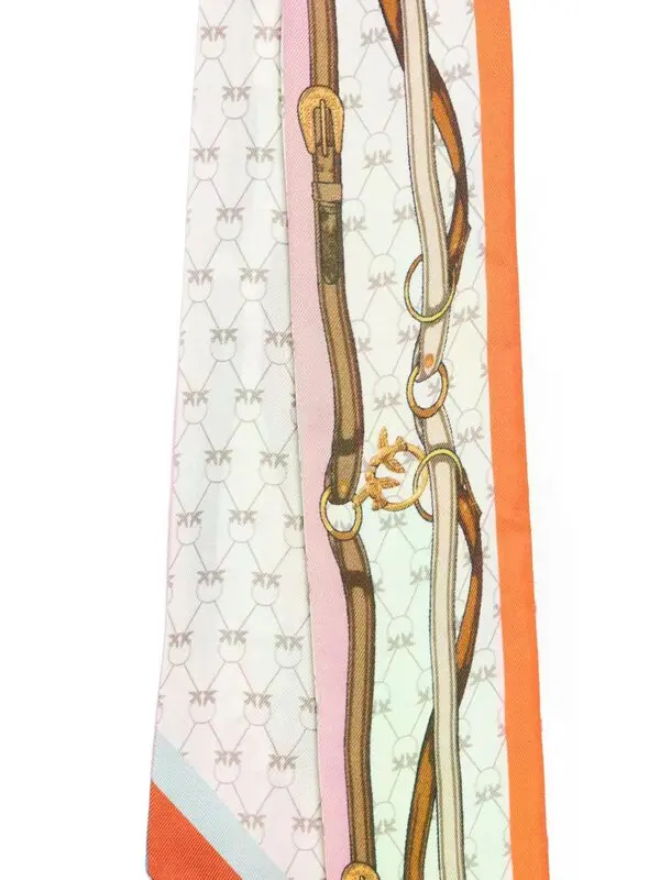 Pinko Pogo Belt Print Scarf