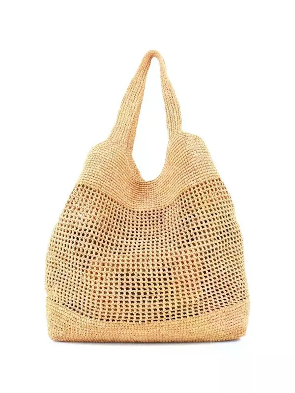 Saint Laurent Icare Raffia Maxi Tote Bag