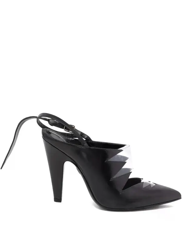 Calvin Klein Kai 105 Cutout Leather Pumps