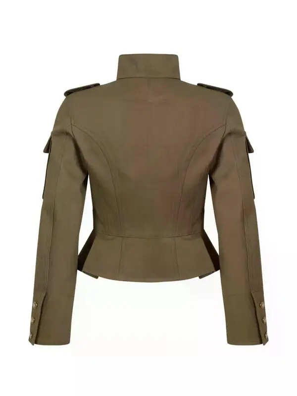 Alexander McQueen Buttoned-up Peplum Jacket