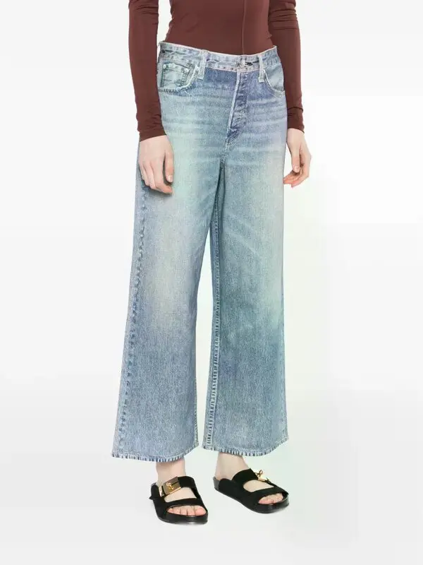 Rag & Bone Miramar Wide-leg Trousers - Blue