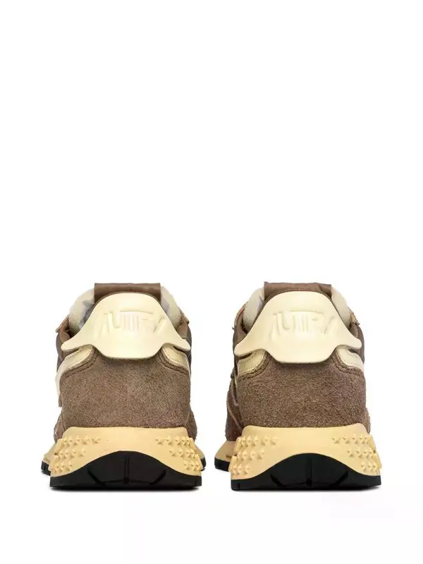 AUTRY Suede Panel Sneakers - Brown
