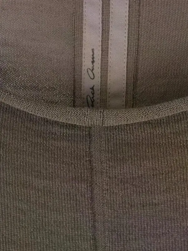 Rick Owens Cut-out Long-sleeved Top