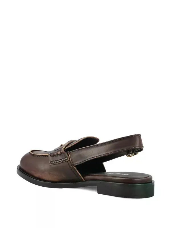 Miu Miu Penny Strap Loafers