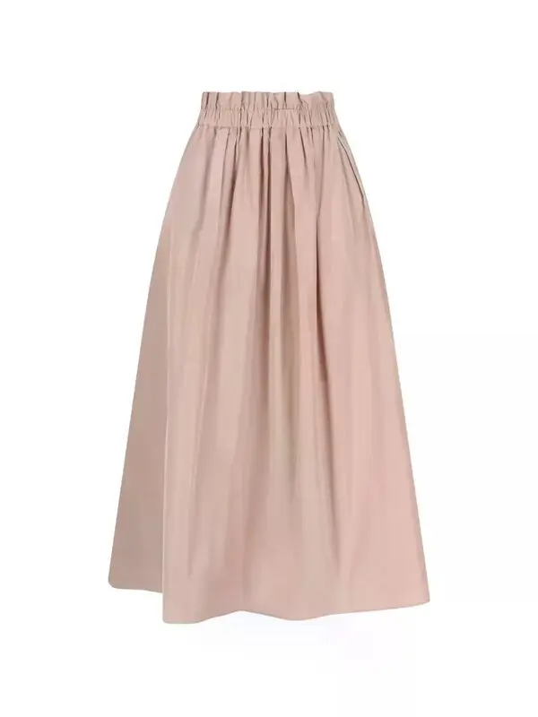 Herno Taffeta A-line Skirt - Neutrals