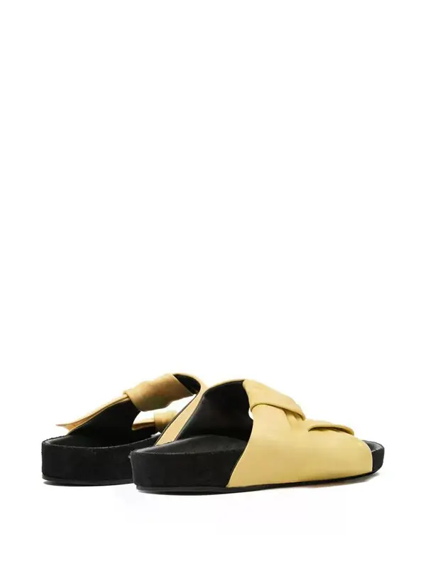 Isabel Marant Étoile Lennyo Bow-embellished Sandals - Yellow