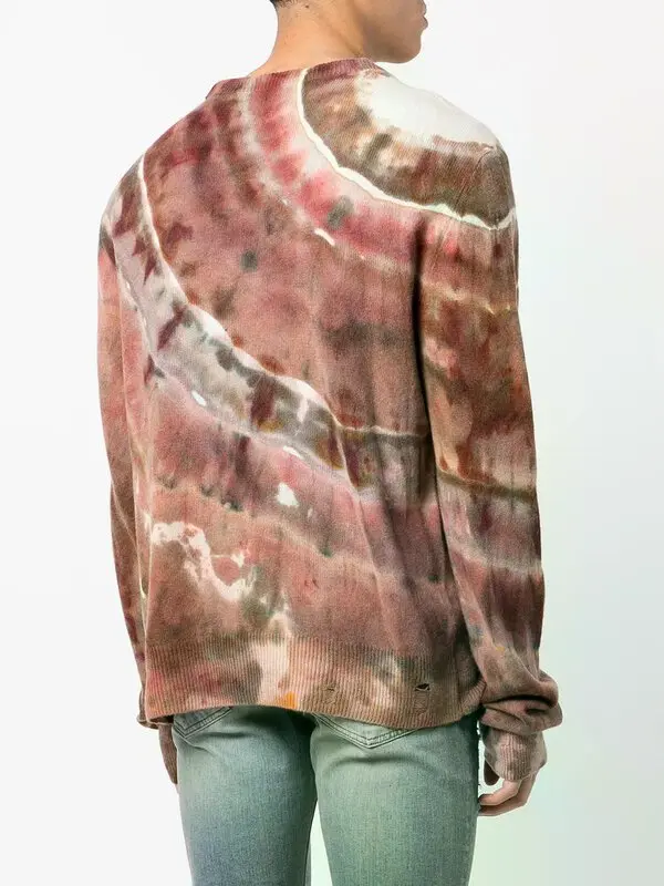 Amiri Tie-dye Cashmere Blend Sweater