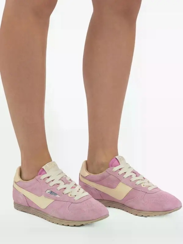 AUTRY Windspin Panelled Sneakers - Pink