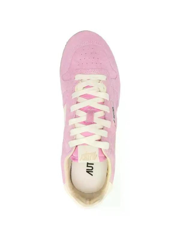 AUTRY Windspin Panelled Sneakers - Pink