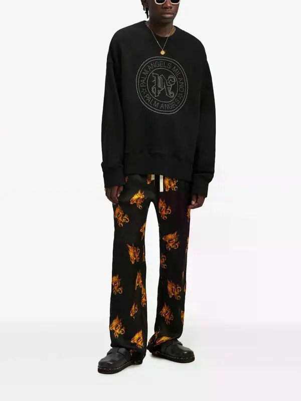 Palm Angels Milano Studded Sweatshirt