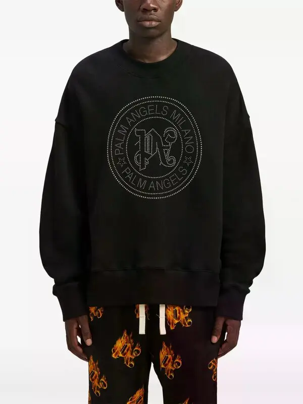 Palm Angels Milano Studded Sweatshirt