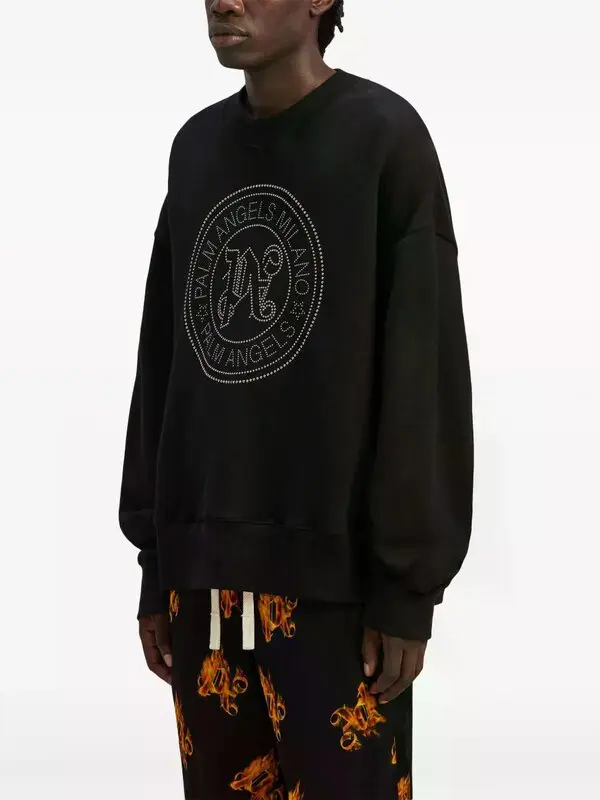 Palm Angels Milano Studded Sweatshirt
