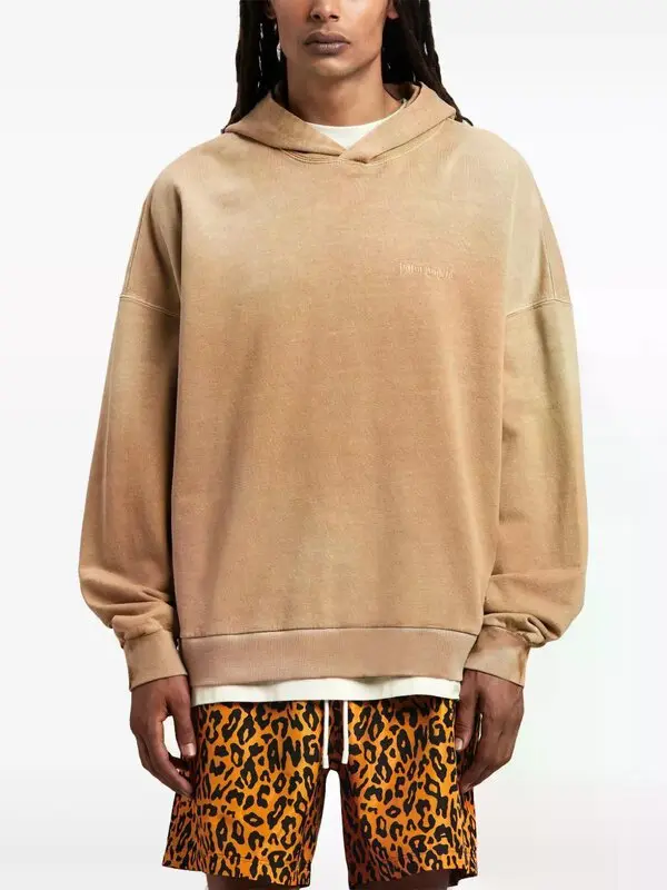 Palm Angels Logo-embroidered Hoodie