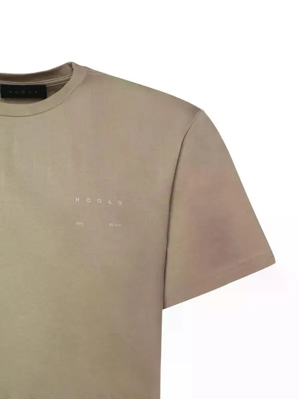 Hogan Round-neck T-shirt - Neutrals