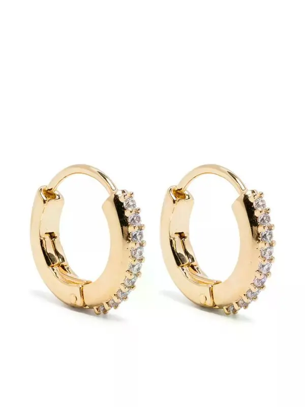SWAROVSKI Mini Matrix Hoop Earrings