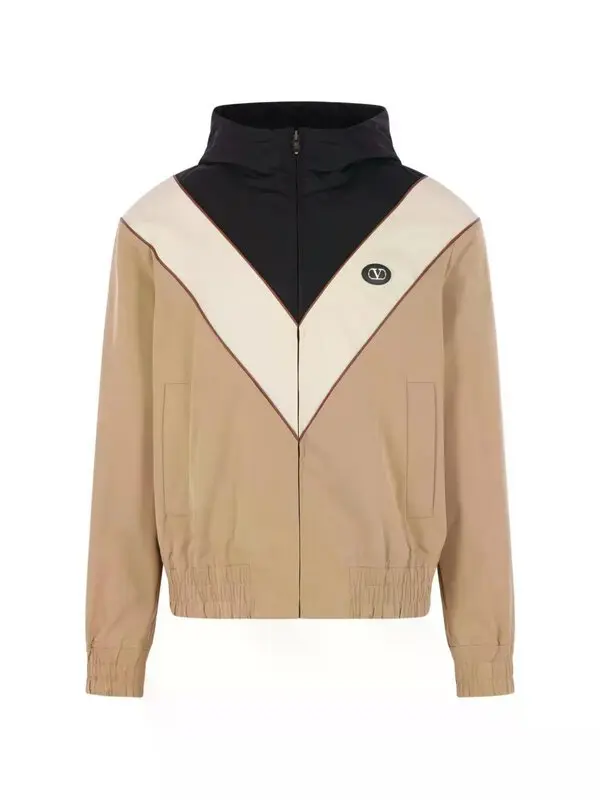 Valentino Garavani Vlogo Signature Hooded Jacket