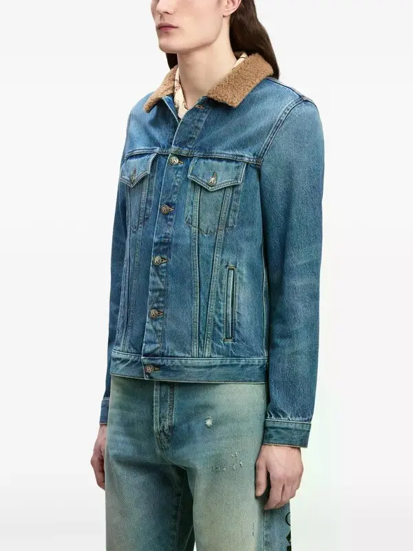 Palm Angels Bear In Mind Denim Jacket
