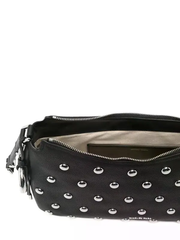 Michael Kors Studded Shoulder Bag - Black